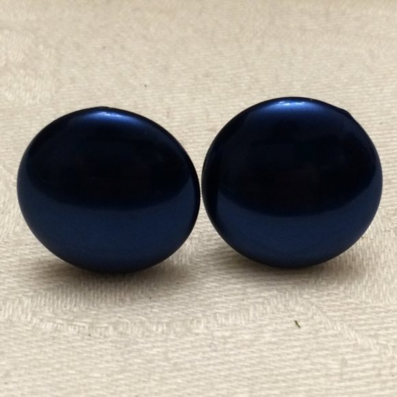Jewelry | Gorgeous Vintage Royal Blue Clip On Earrings | Poshmark